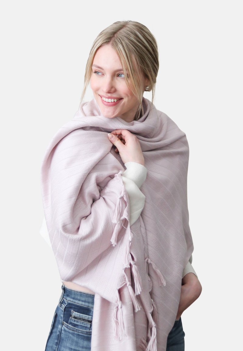 Luin Living Sjal Tørklæder Dusty Rose Lys Pink Zalando Dk
