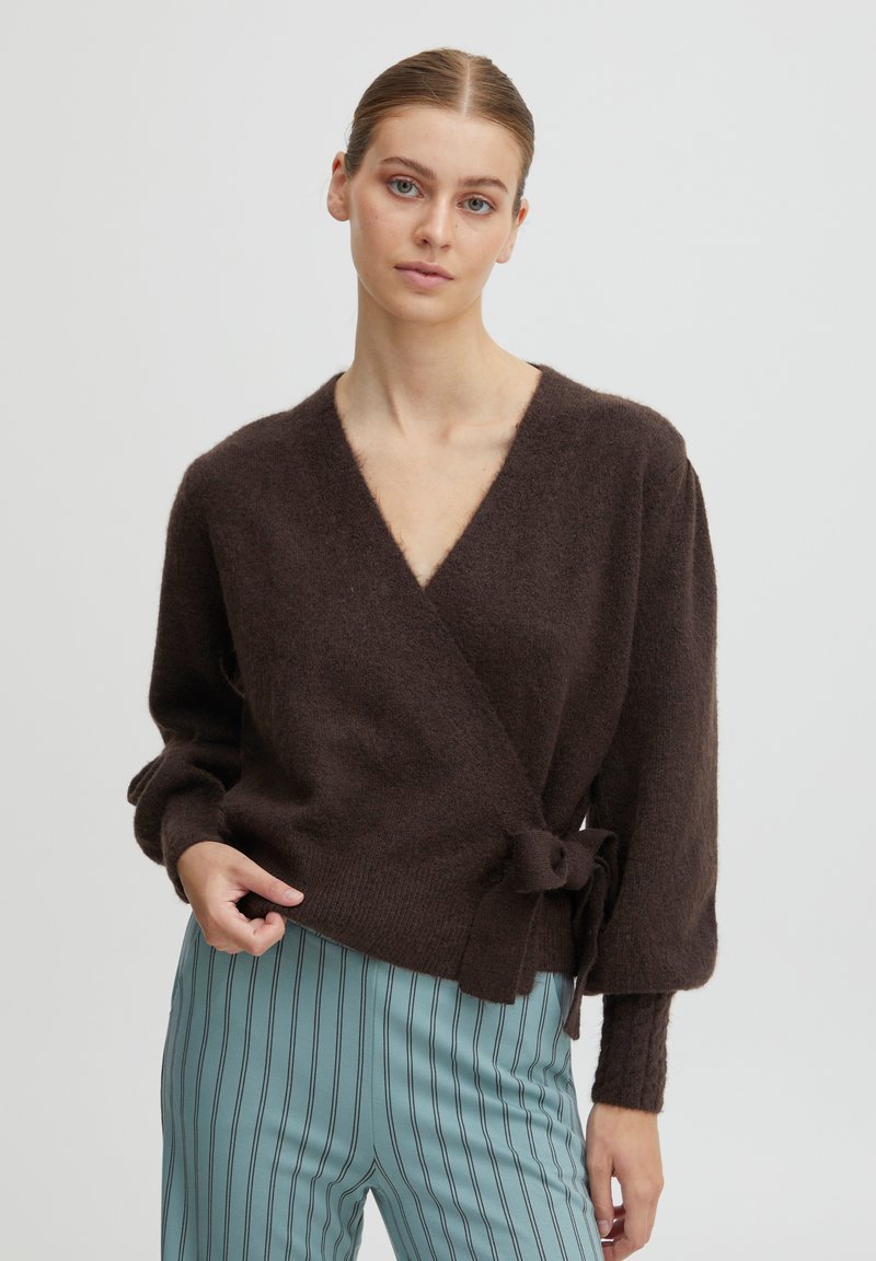 ICHI IHOlene - Cardigan - bracken/brown - Zalando.co.uk