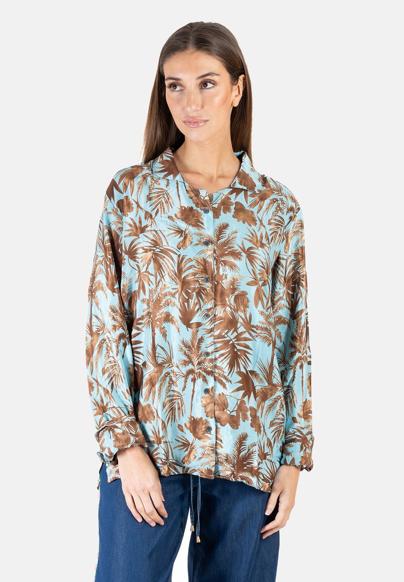 Isla Bonita By SIGRIS PAXOS - Button-down blouse - blue - Zalando