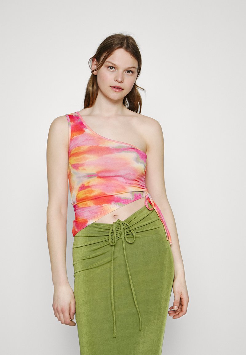 Neon & Nylon NEOAMELIA ONESHOULDER STRING - Top - camellia rose/light ...