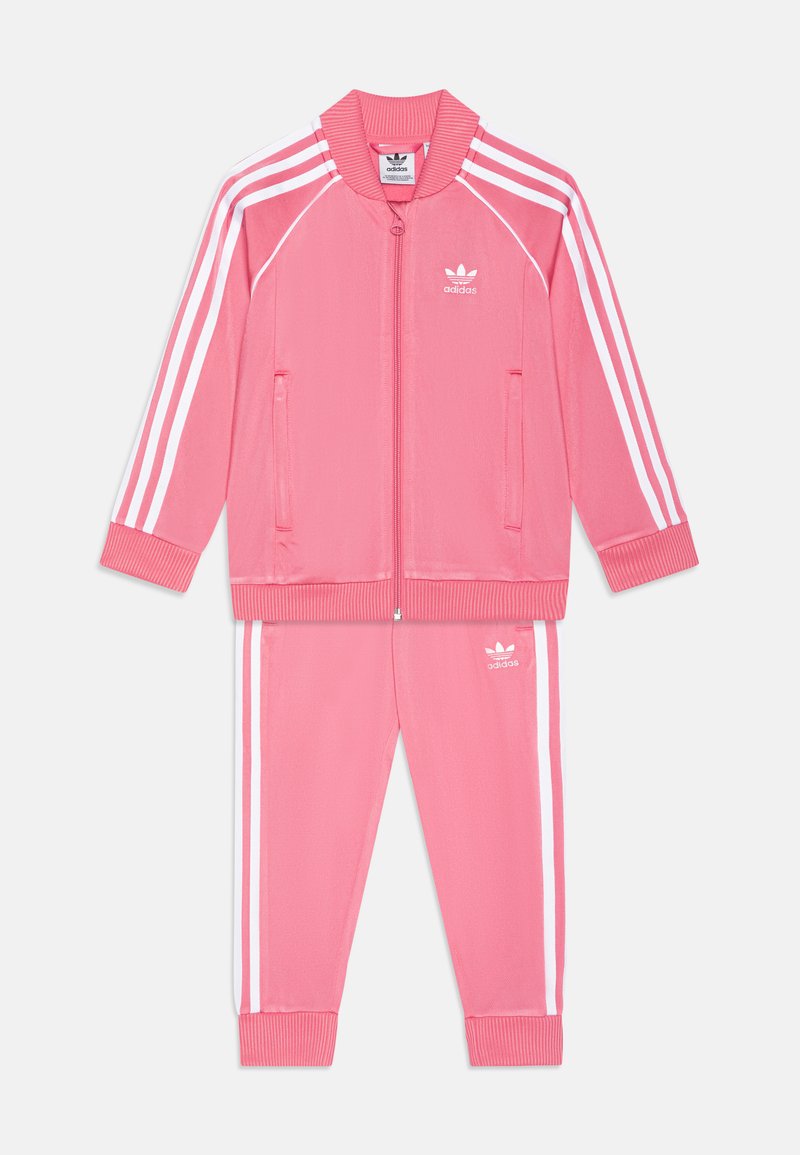 adidas Originals TRACKSUIT KIDS UNISEX SET - Training jacket - rose ...