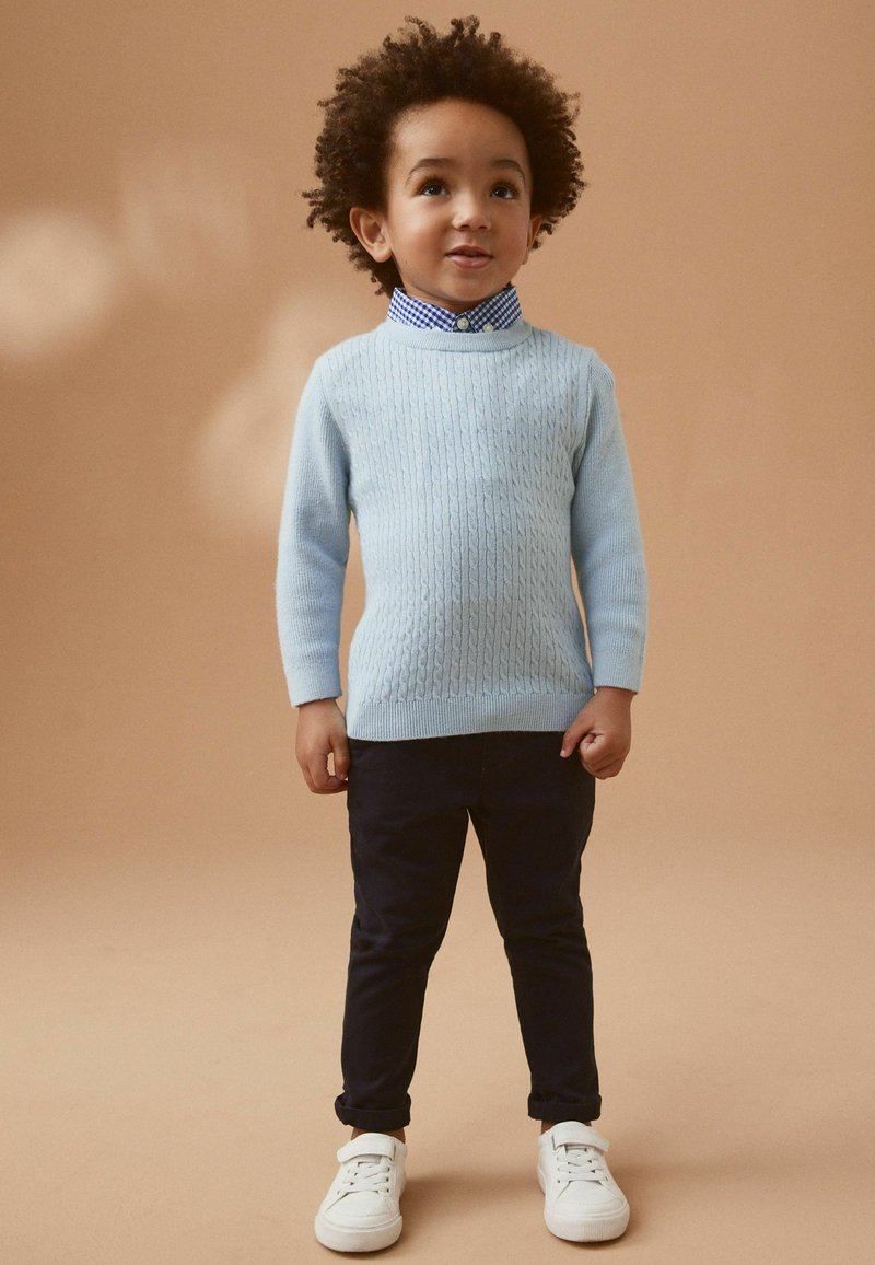 Next PLAIN MOCK - Trui - blue/grijs - Zalando.nl