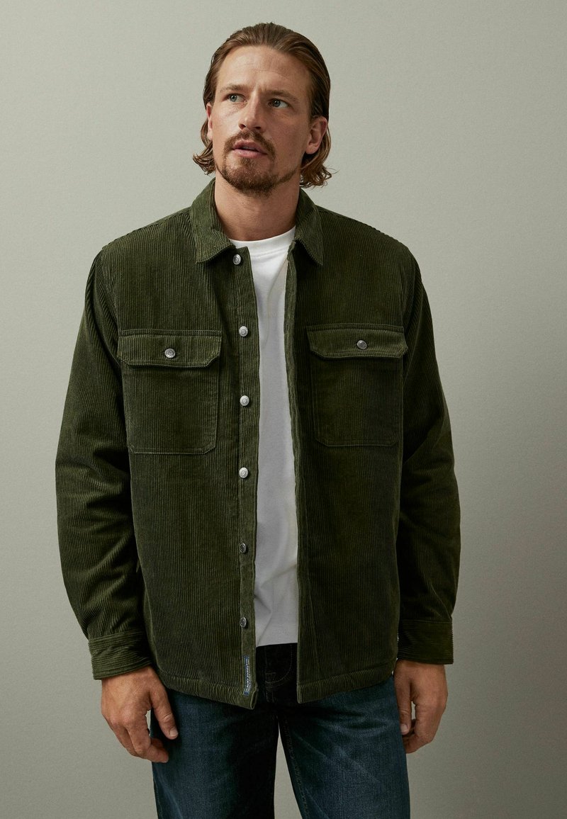 Next BORG LINED - Light jacket - khaki green/green - Zalando