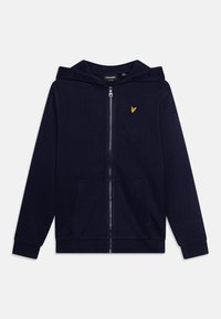 Lyle & Scott ZIP THROUGH HOODIE - Tröja med dragkedja - navy/mörkblå ...