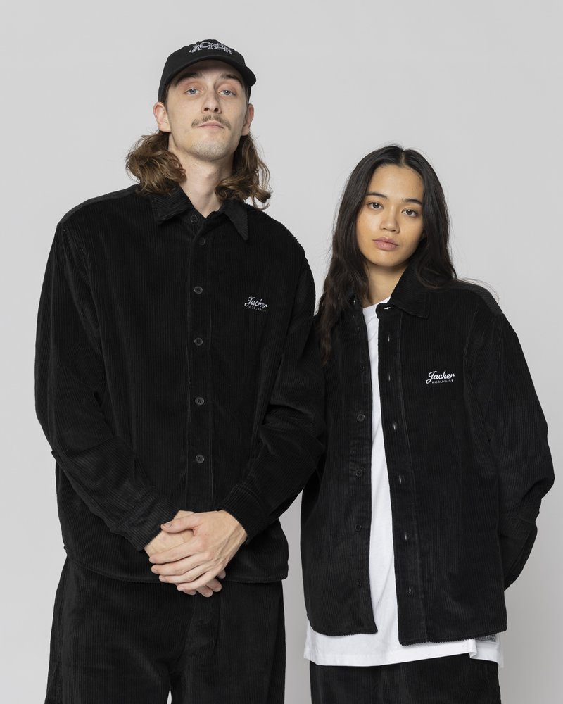 Jacker STORK OVERSHIRT UNISEX - Summer jacket - black - Zalando.ie
