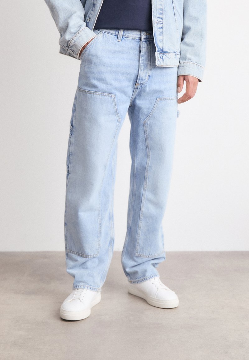 HUGO CARPENTER - Relaxed fit jeans - turquoise/aqua/turquoise - Zalando