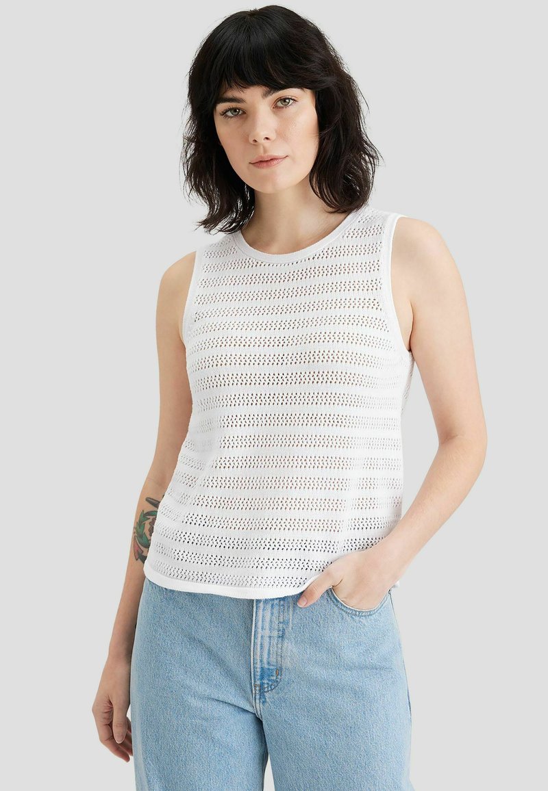 DOCKERS Top - lucent white white/weiß - Zalando.ch