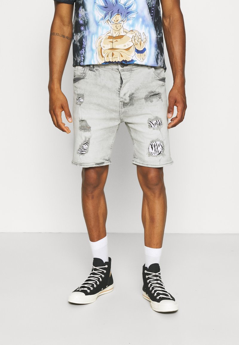 Brave Soul ANGOLA - Shorts vaqueros - light grey/gris claro - Zalando.es