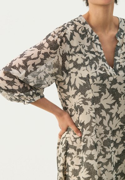 Part Two BOTELLE - Jurk - black stitch leaf print/meerkleurig - Zalando.nl