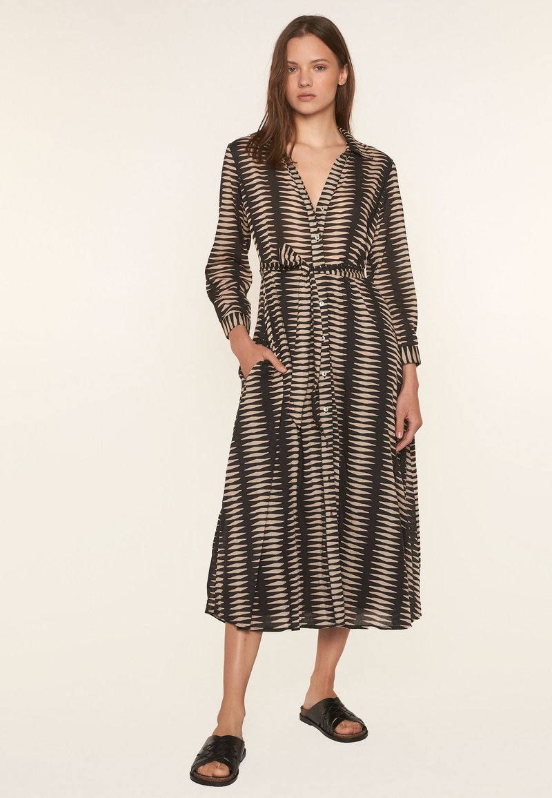 Maison 123 Robe chemise - noir - ZALANDO.BE