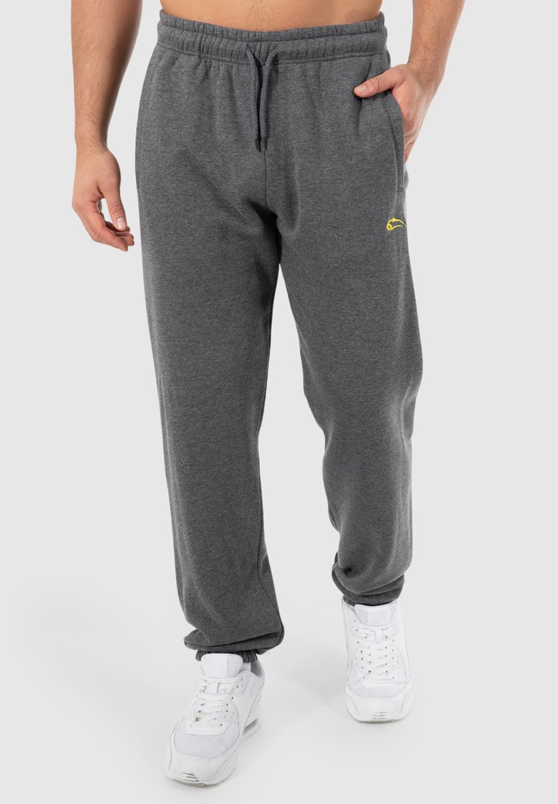 Smilodox DAYTON - Tracksuit bottoms - anthrazit melange/mottled anthracite - Zalando.de