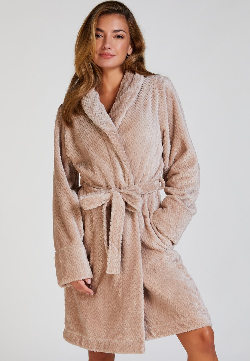 Hunkemöller Badjas - beige - Zalando.be