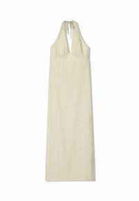 Bershka HALTER - MIDI - Robe fourreau - sand/beige - ZALANDO.FR