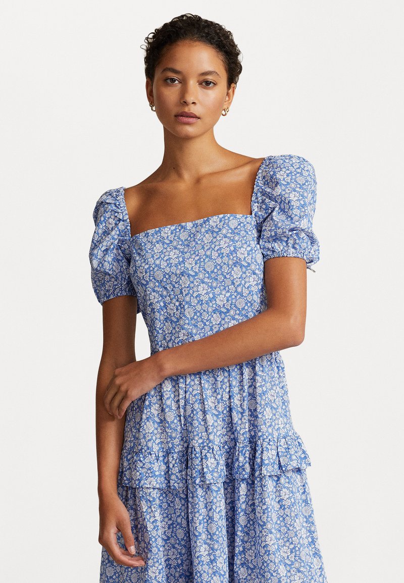 Polo Ralph Lauren SHORT SLEEVE DRESS - Day dress - blue - Zalando.co.uk