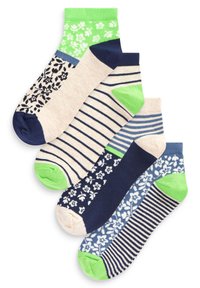 Next TRAINER SOCKS 4 PACK - Socken - blue/green floral/beige - Zalando.at