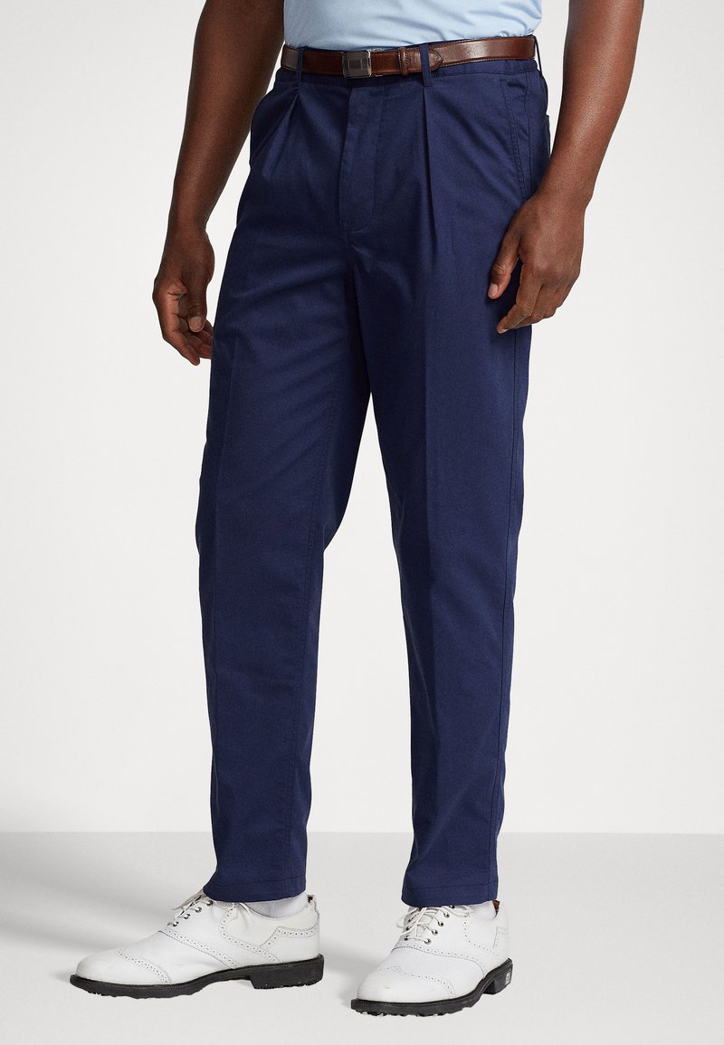 Polo Ralph Lauren PLEATED - Bukser - refined navy/mørkeblå - Zalando.dk