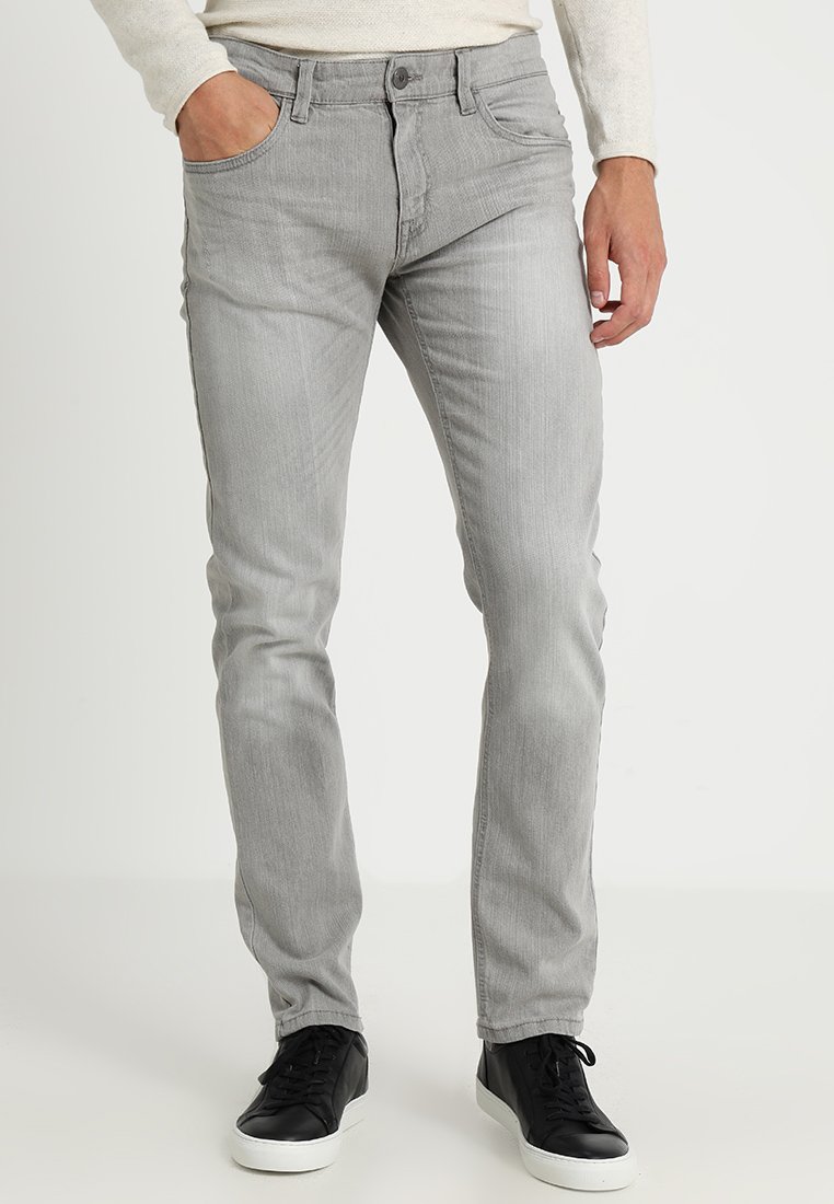 INDICODE JEANS TONY - Jeans slim fit - light grey/lysgrå - Zalando.no