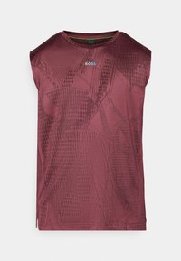 BOSS TANK DESERT ACTIVE - Top - medium red/bordeaux - Zalando.de