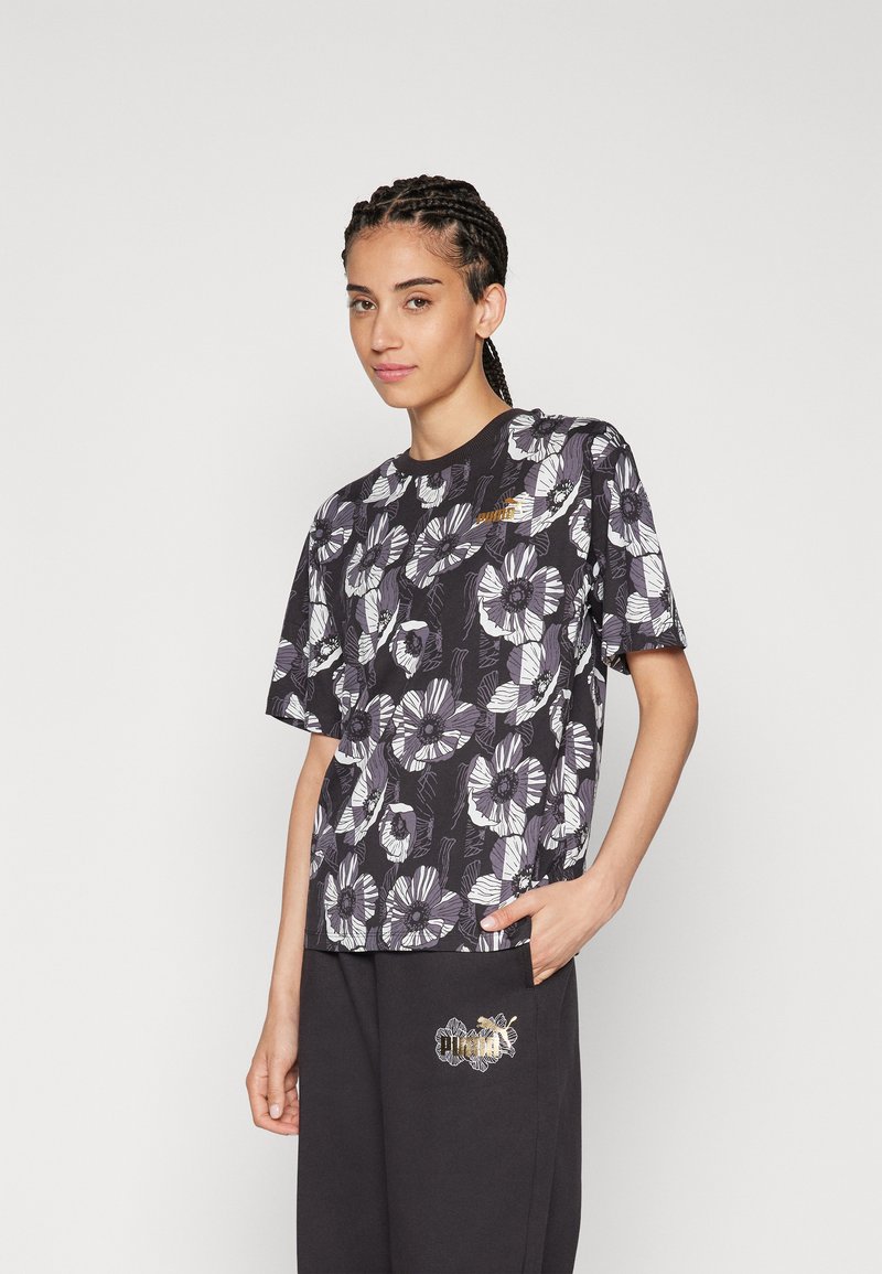 Puma CLASS ACT TEE - Marškinėliai su spaudiniu - black/juoda - Zalando.lt