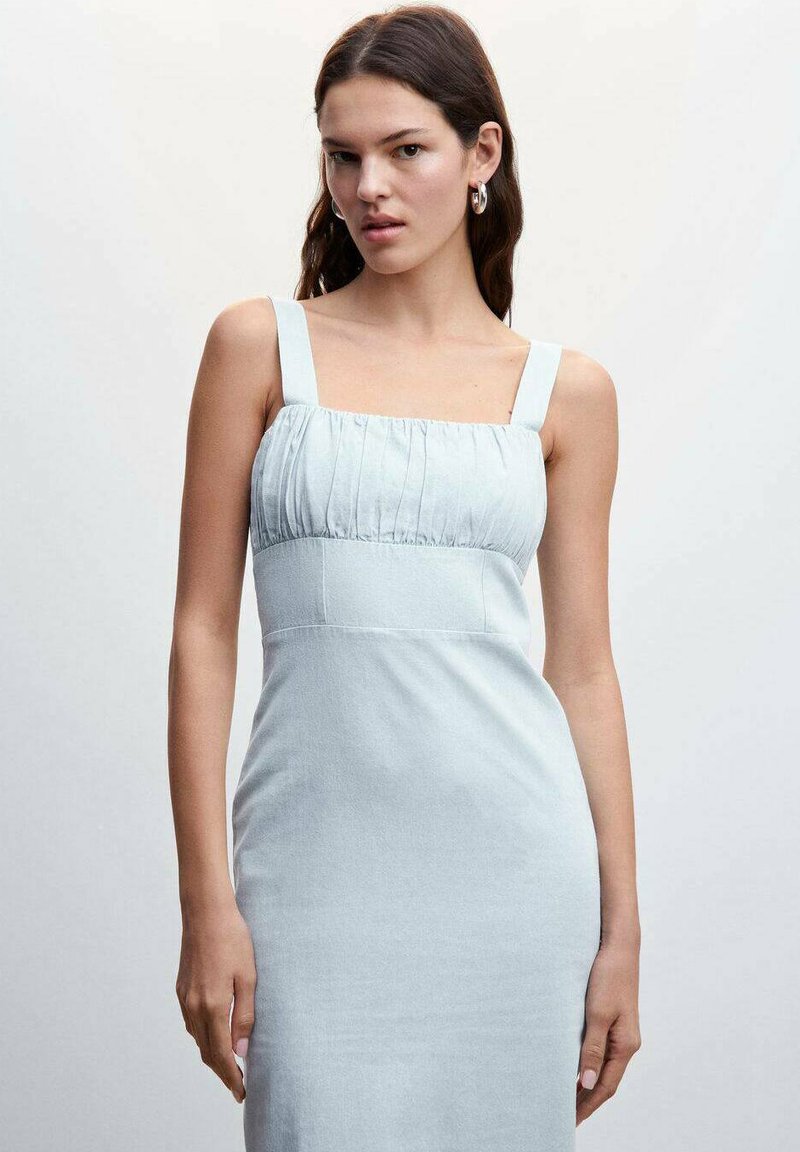 Mango LESTER-H - Denim dress - light blue - Zalando