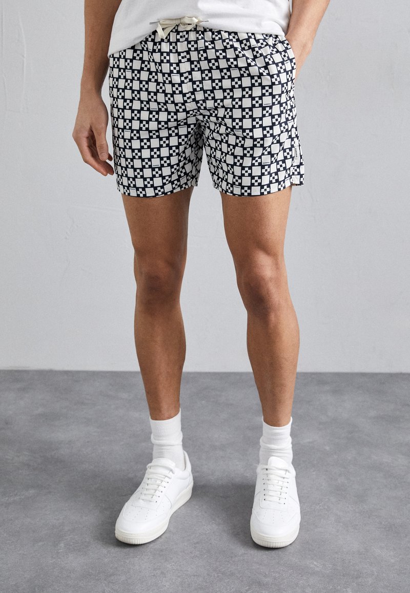 sandro CROSS SWIM - Shorts - ecru/marine/crema - Zalando.es