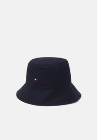 Tommy Hilfiger SMALL FLAG BUCKET HAT UNISEX - Hoed - space blue ...