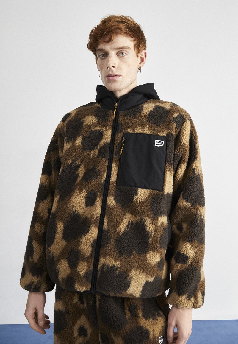 Puma GARAGE CREW HOODIE - Forro polar - black/negro - Zalando.es