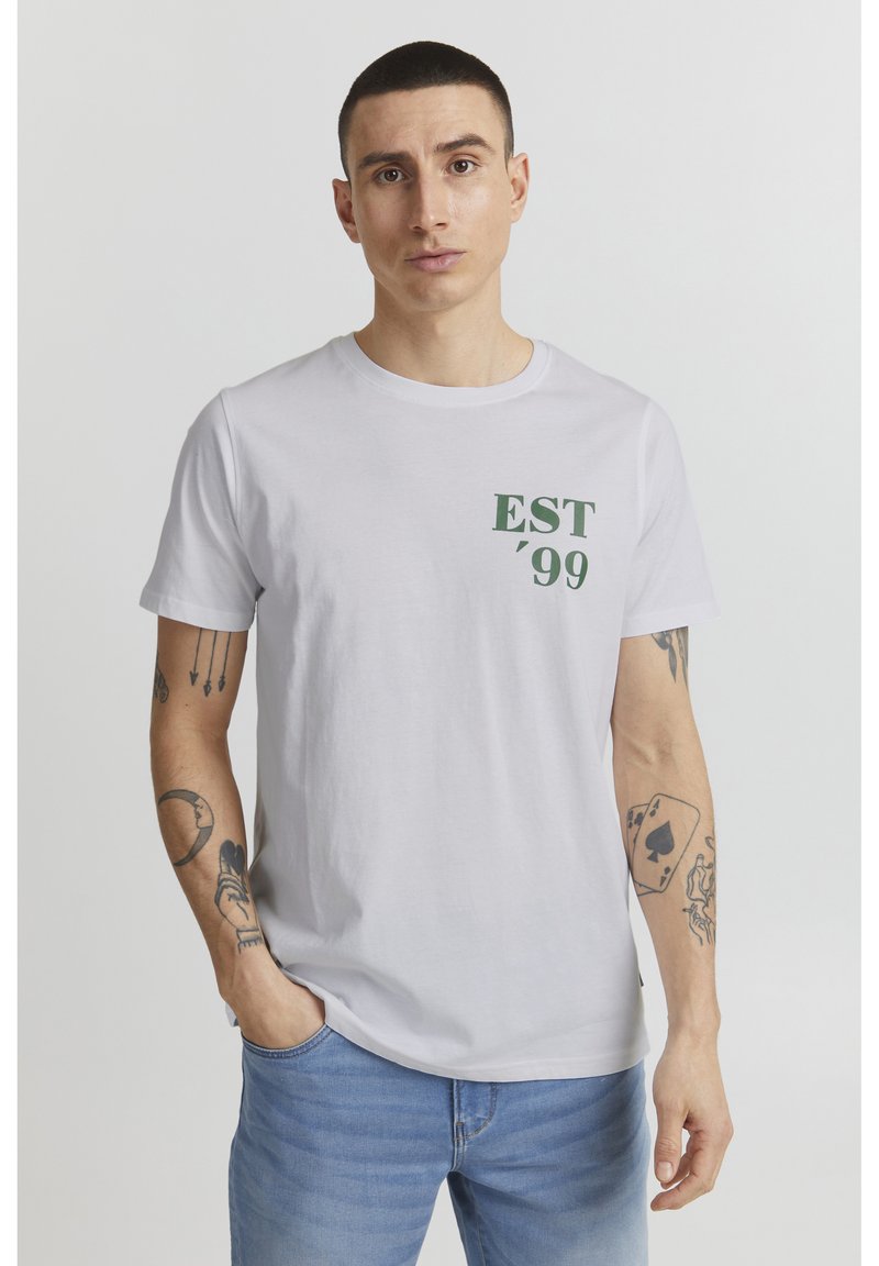 Solid ARCHIE - T-shirt con stampa - white/bianco - Zalando.it