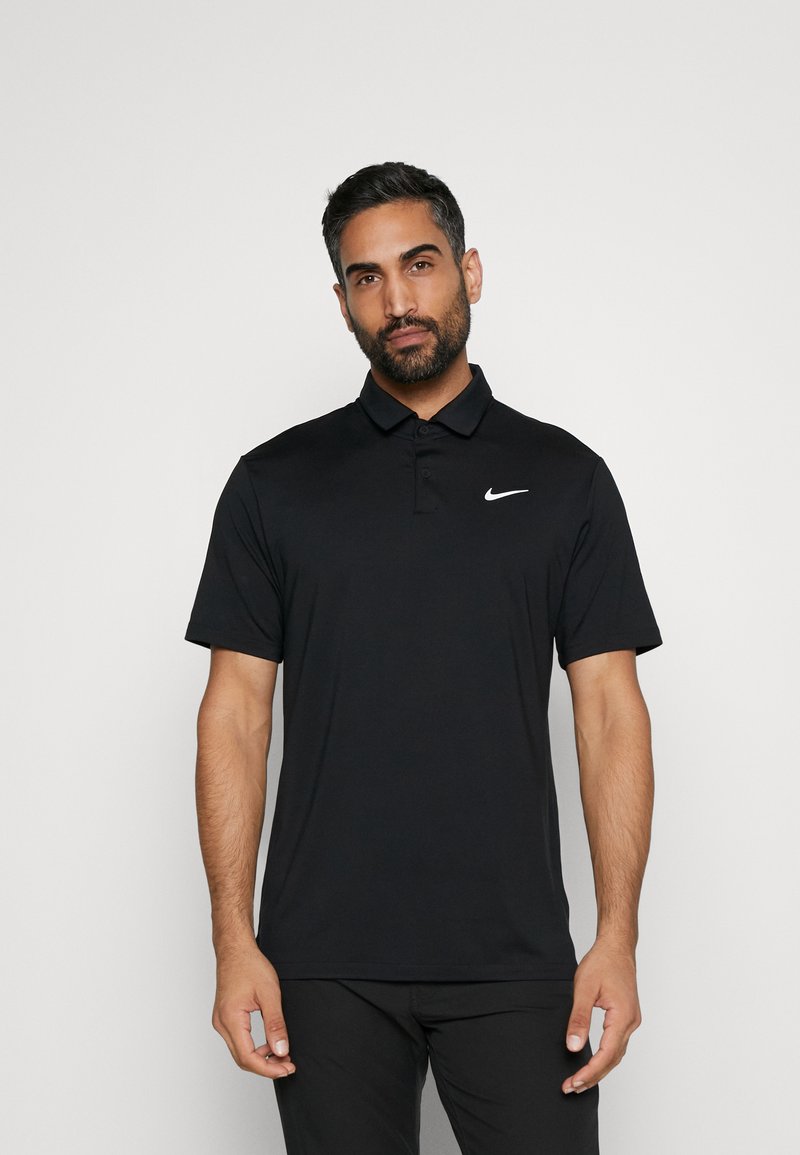 Nike Golf TOUR SOLID - Polo - black white/negro - Zalando.es