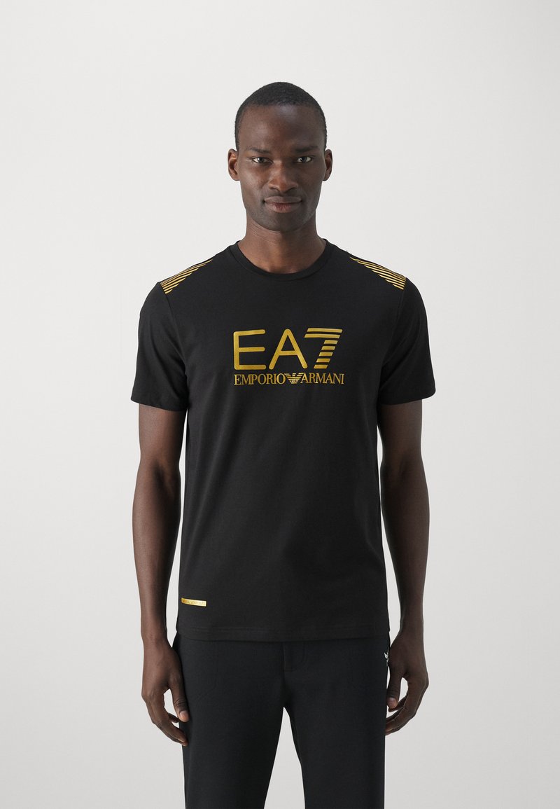 EA7 Emporio Armani T-shirt con stampa - nero - Zalando.it