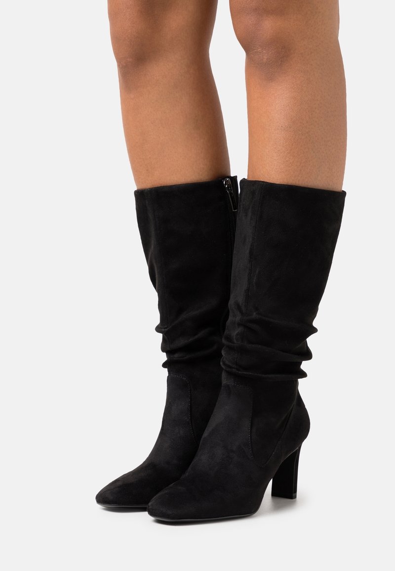 Tamaris Laarzen met hoge hak - black/zwart - (Pre-owned) - Zalando.be