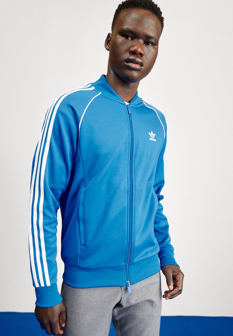 adidas Originals SST TT - Training jacket - bluebird/white/blue ...