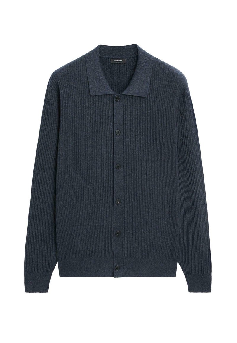 Massimo Dutti BUTTON-UP - Cardigan - dark blue - Zalando.co.uk