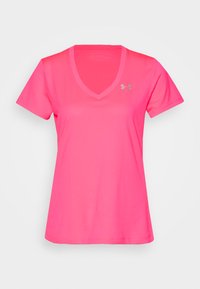 Under Armour TECH SOLID - Basic T-shirt - cerise/red - Zalando.co.uk