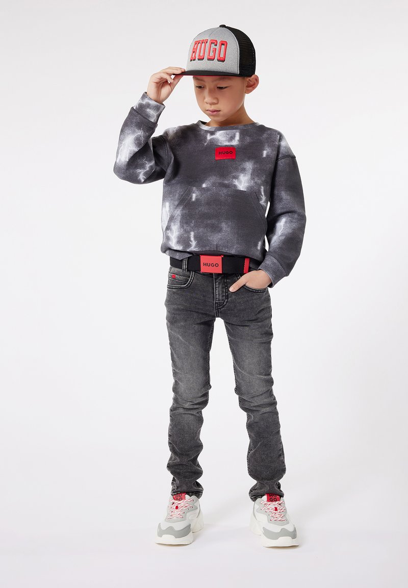 HUGO Kids Sweatshirt - black grey/noir - ZALANDO.FR