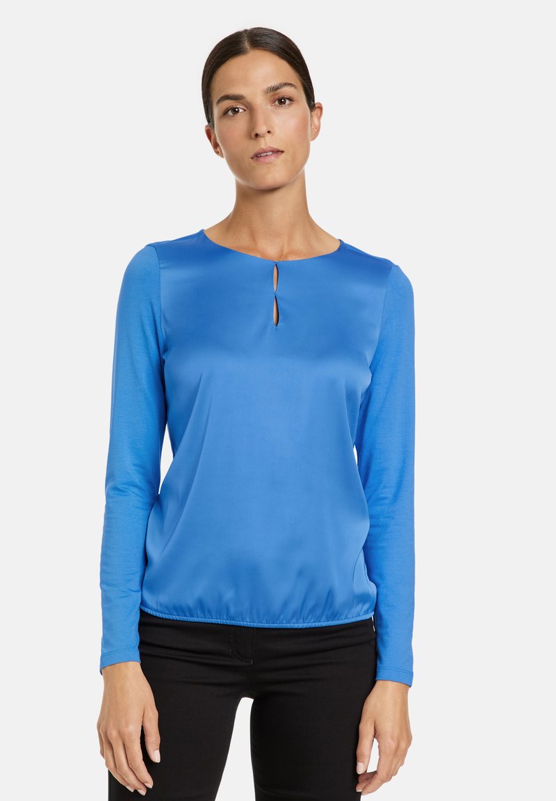 Gerry Weber ARM MIT MATERIAL PATCH UND ELASTISCHEM SAUM - Bluzka z ...