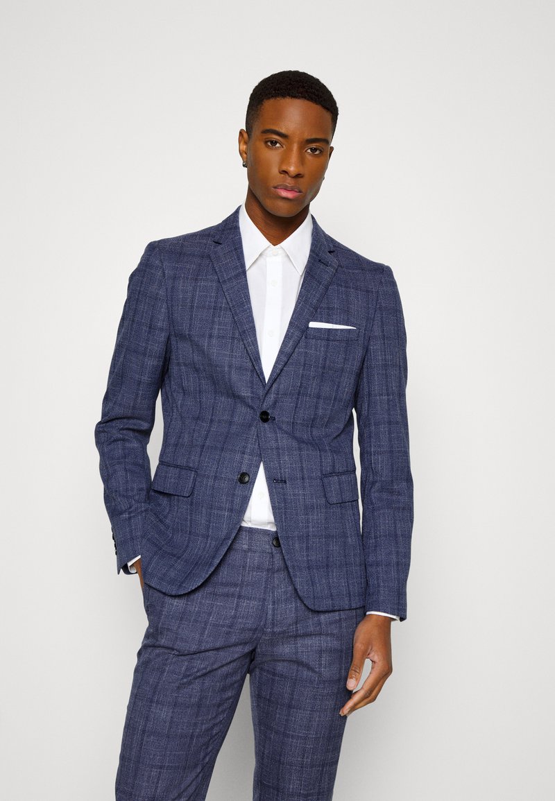 Lindbergh SHADOW CHECKED STRETCH SUIT - Kostuum - blue/blauw - Zalando.nl