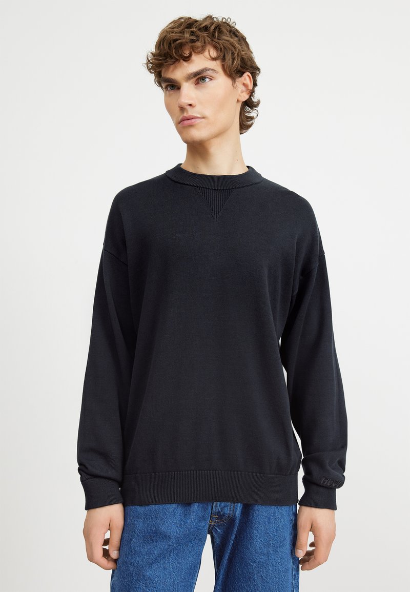 HUGO SWART - Jumper - black - Zalando.co.uk