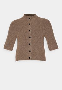 Gestuz ALPHA CARDIGAN - Cardigan - dark sand melange/maro - Zalando.ro