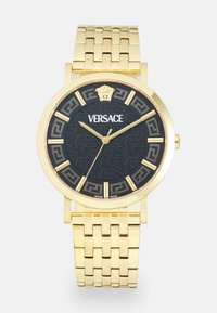 Versace GRECA SLIM - Klocka - black/gold-coloured/guldfärgat - Zalando.se