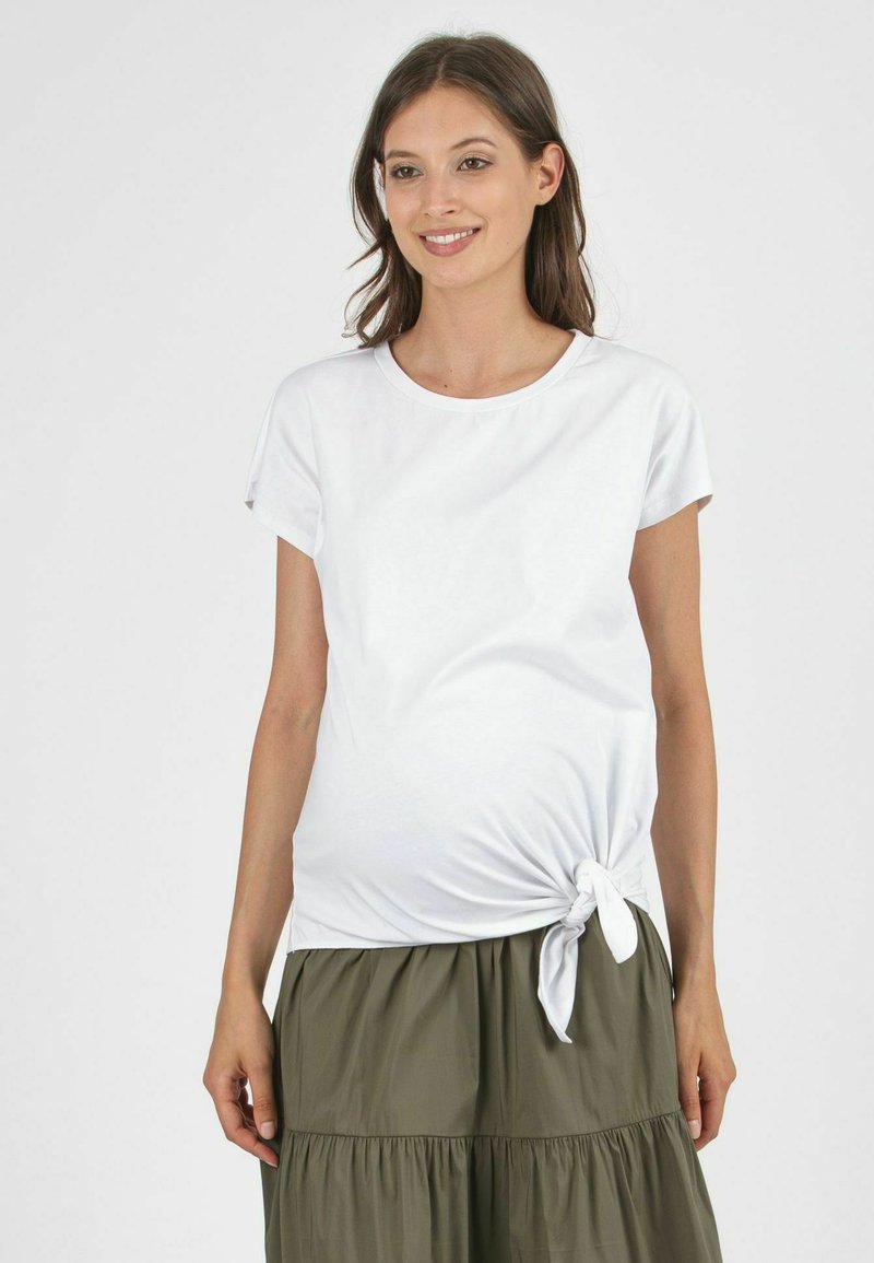 Attesa Maternity URSULA - T-shirt imprimé - white/blanc - ZALANDO.FR