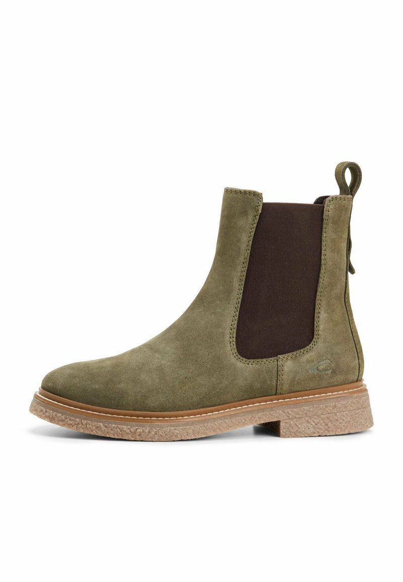 camel active CHELSEA - Ankle boots - khaki/dark green - Zalando