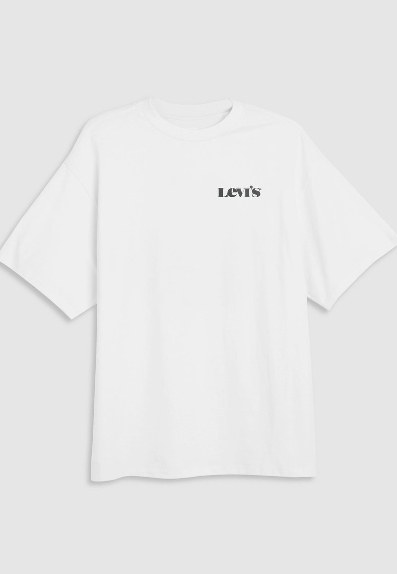 Levi's® SHORT STACK TEE - T-shirt imprimé - bright white/blanc - ZALANDO.FR