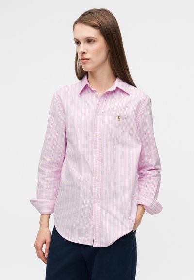 Polo Ralph Lauren CLASSIC LONG SLEEVE BUTTON FRONT - Bluza z gumbi ...
