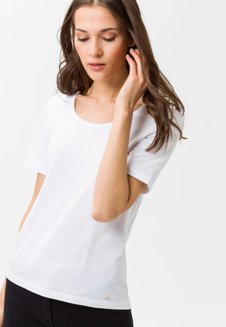 BRAX STYLE CORA - T-shirt basic - white/wit - Zalando.be
