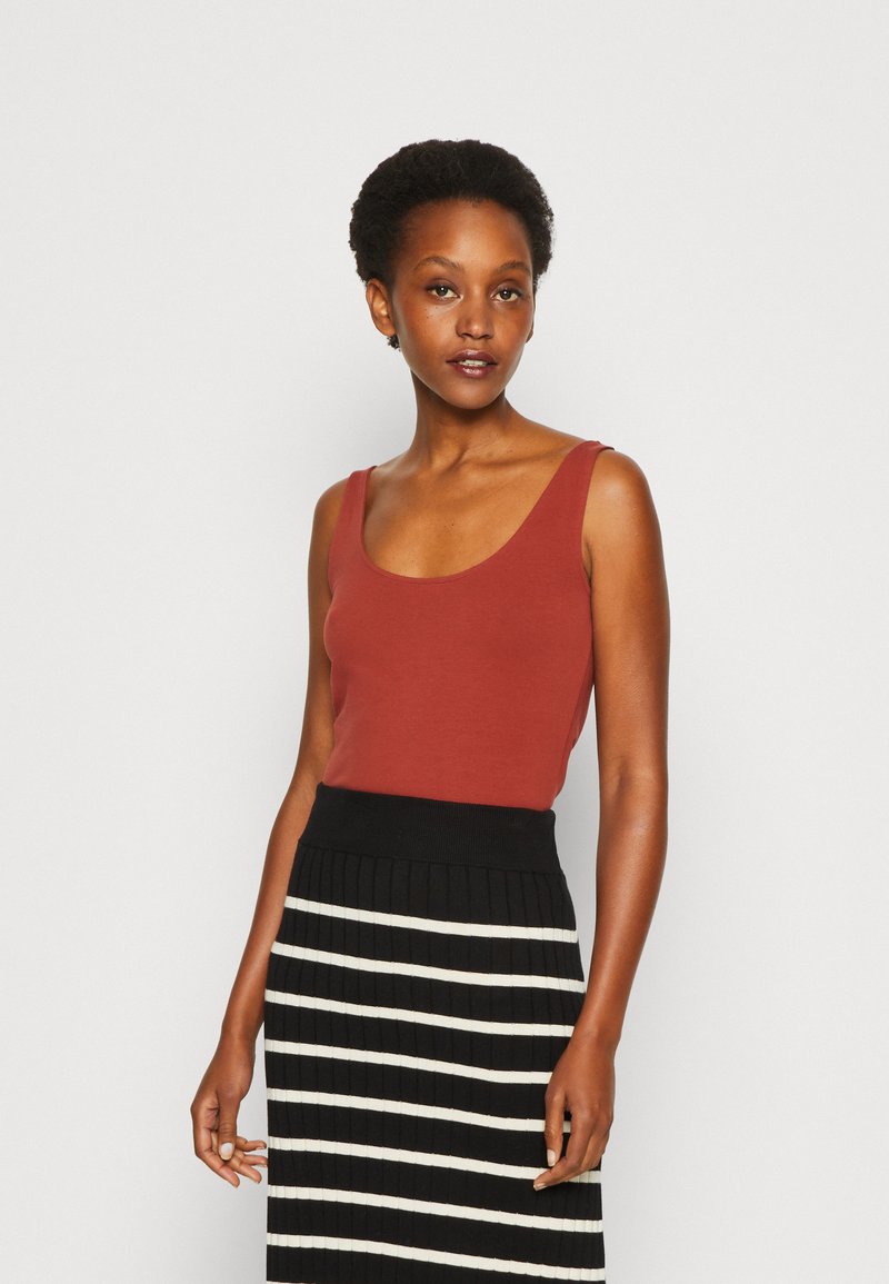 Esprit TANK - Top - terracotta/rot - Zalando.de