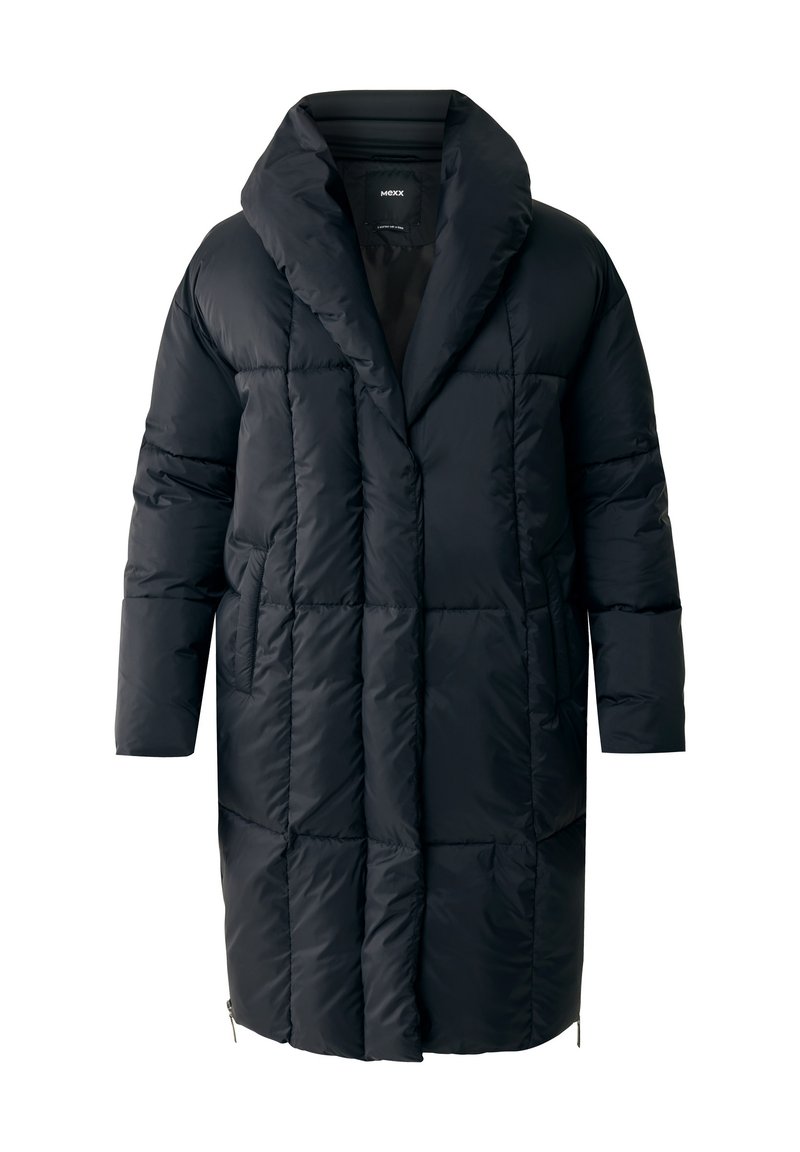 Mexx MEXX COAT SHAWL PUFFER LONG - Manteau d'hiver - black/noir ...