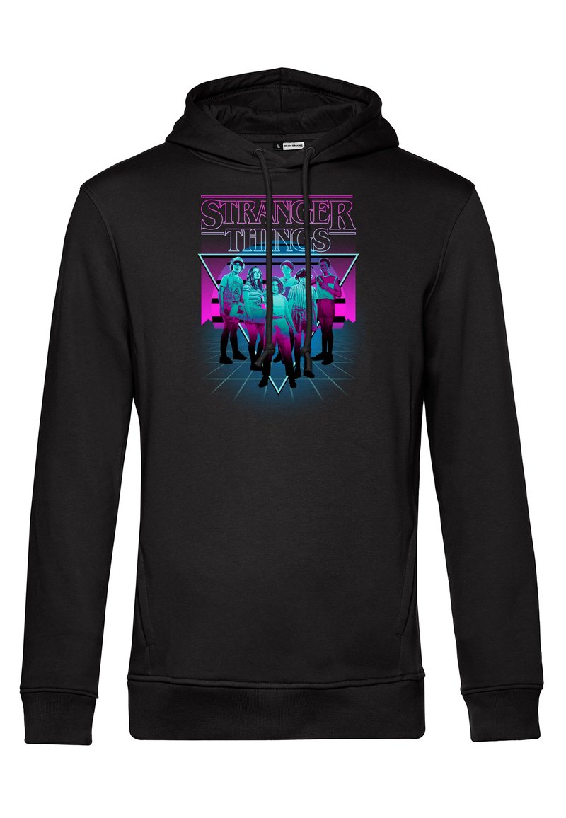 Henry Tiger STRANGER THINGS NEONN GROUP - Hoodie - black - Zalando