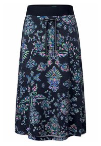 Cecil MIDI PRINT ROCK - A-Linien-Rock - blau/dunkelblau - Zalando.at