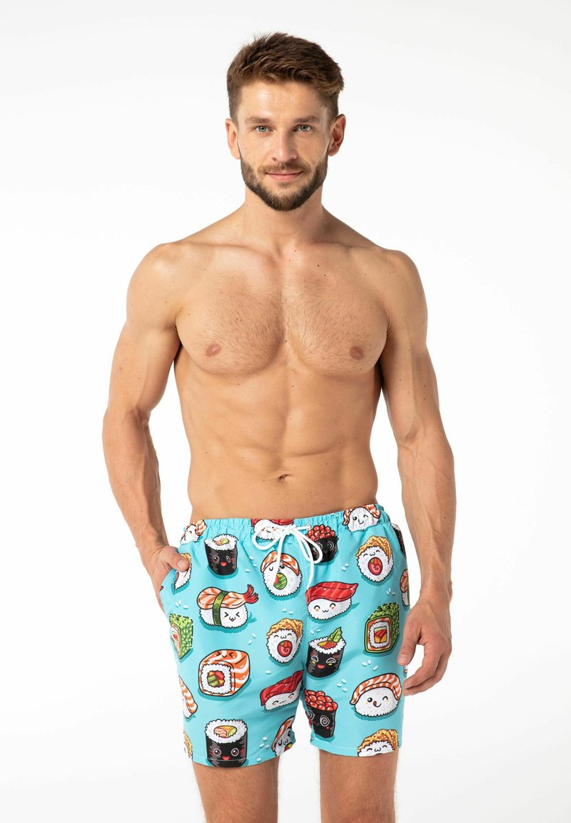 Mr. GUGU & Miss GO SUSHI - Badeshorts - blue/blau - Zalando.at